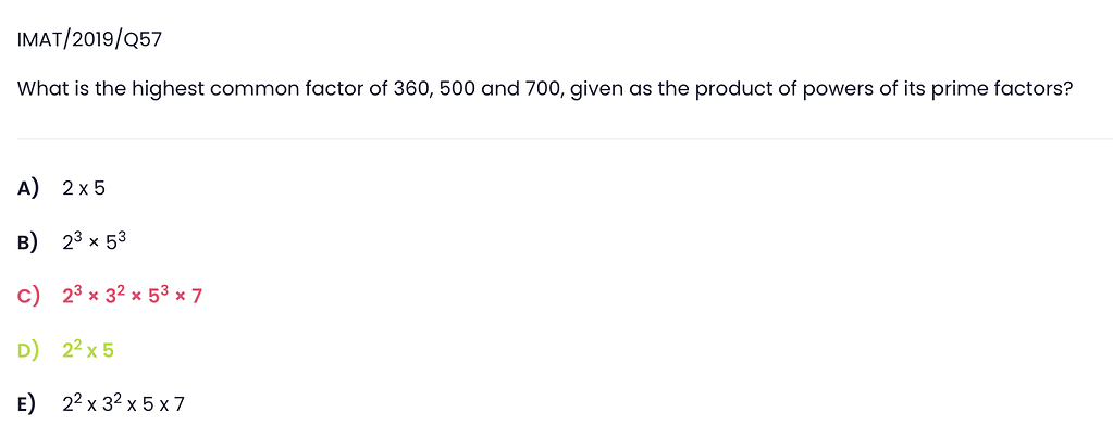 Imat 2019 Question 57 - Practice Question Solving - EnterMedSchool ...