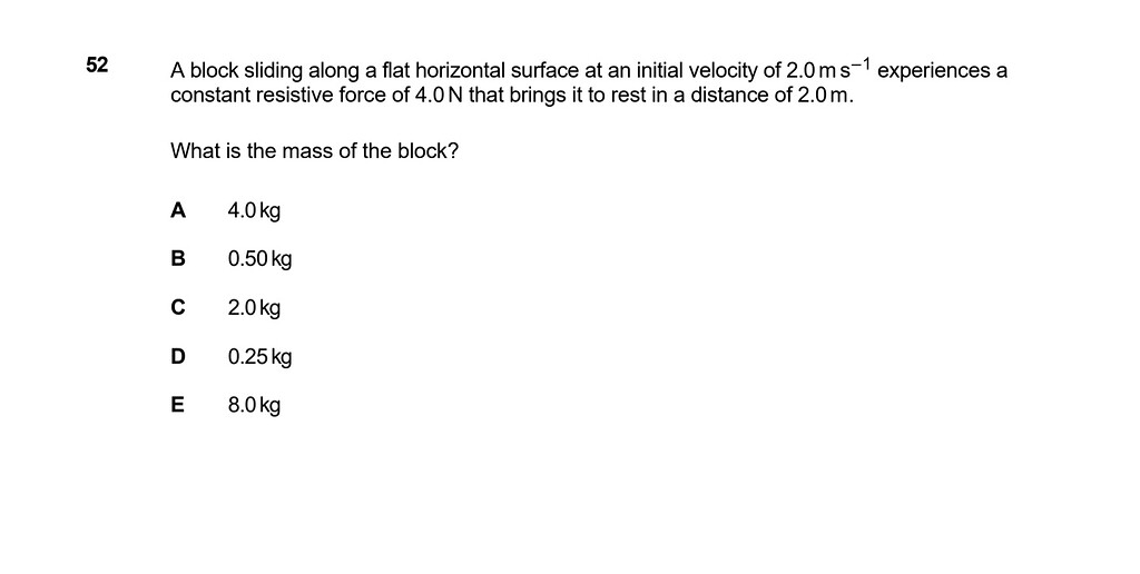 Imat 2022 question 53 physics - Practice Question Solving ...
