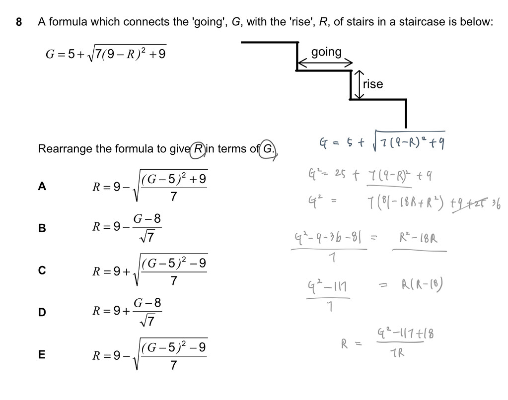Math question (equation) - Practice Question Solving - EnterMedSchool ...