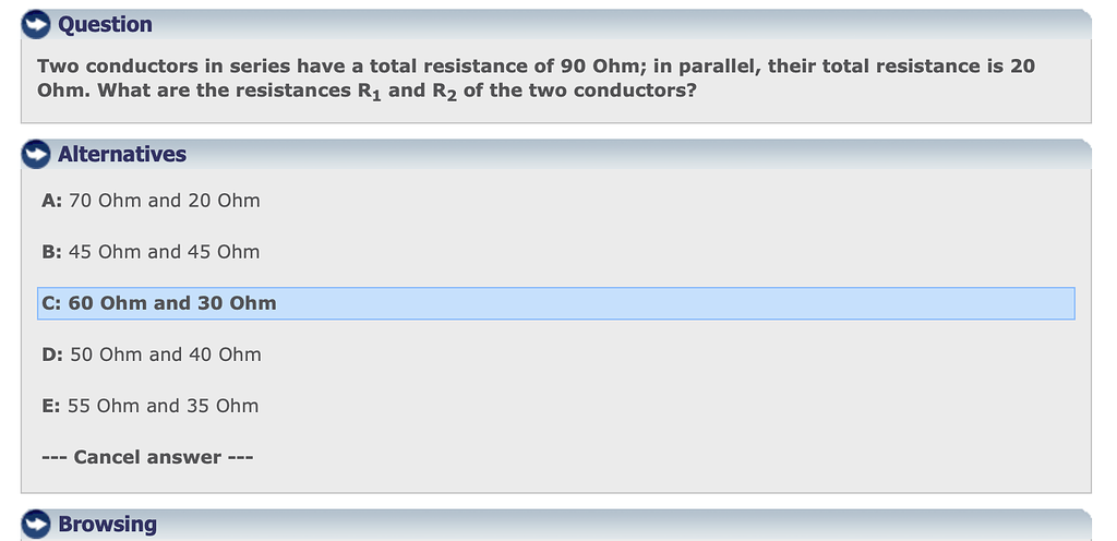 Parallel Resistance - Practice Question Solving - EnterMedSchool ...