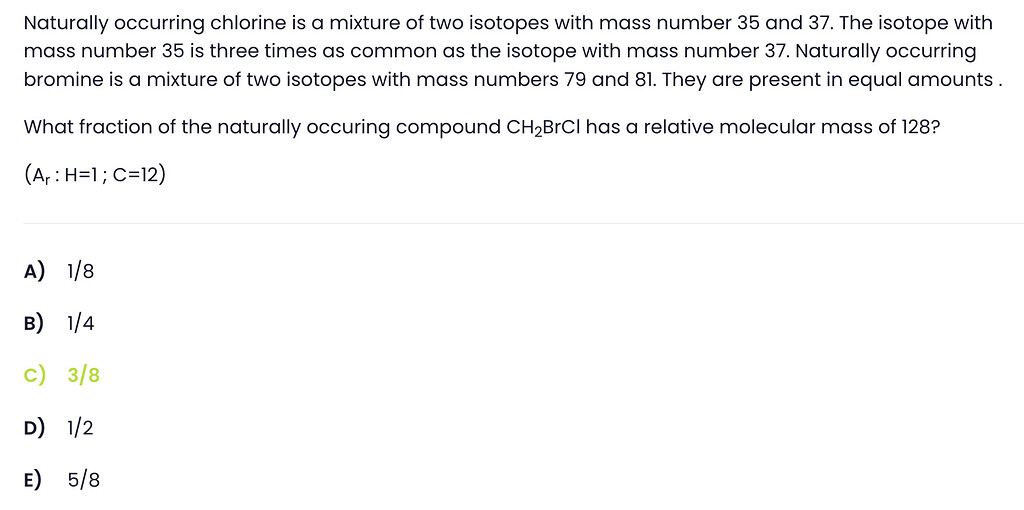 Chemistry isotopes question - Practice Question Solving ...