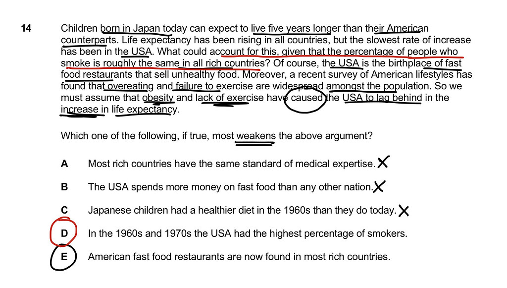 IMAT 2016 Critical Thinking Q14 - Practice Question Solving ...